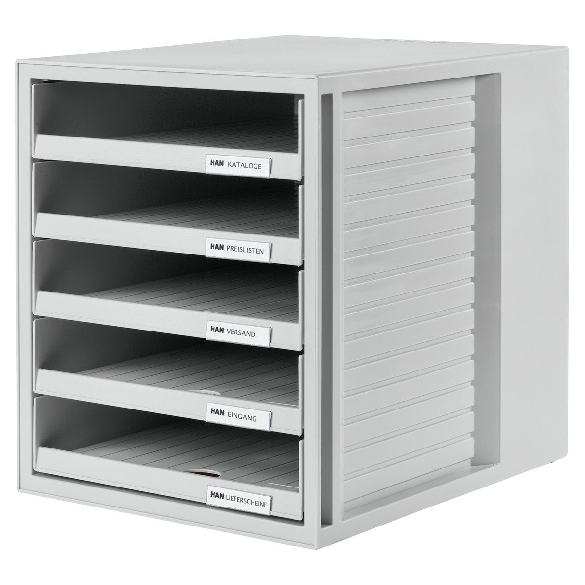 HAN 1401-11 - Schubladenbox SCHRANK-SET, DIN A4 und größer, 5 offene ...